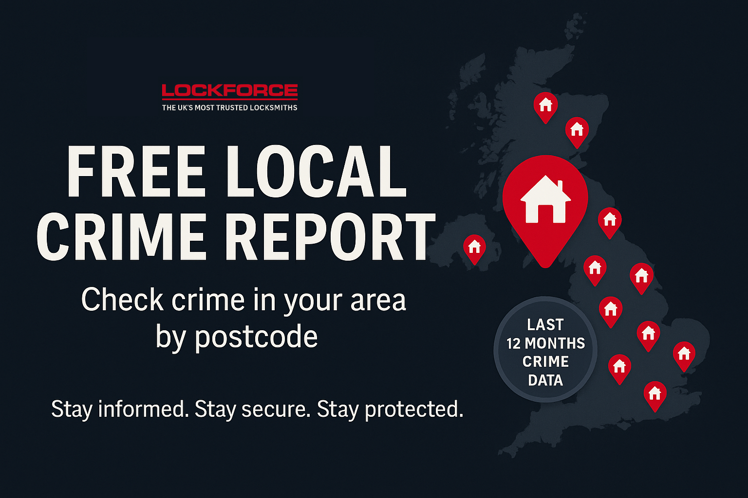 Crime Map UK | Check Local Crime Rate Near Me | Lockforce UK